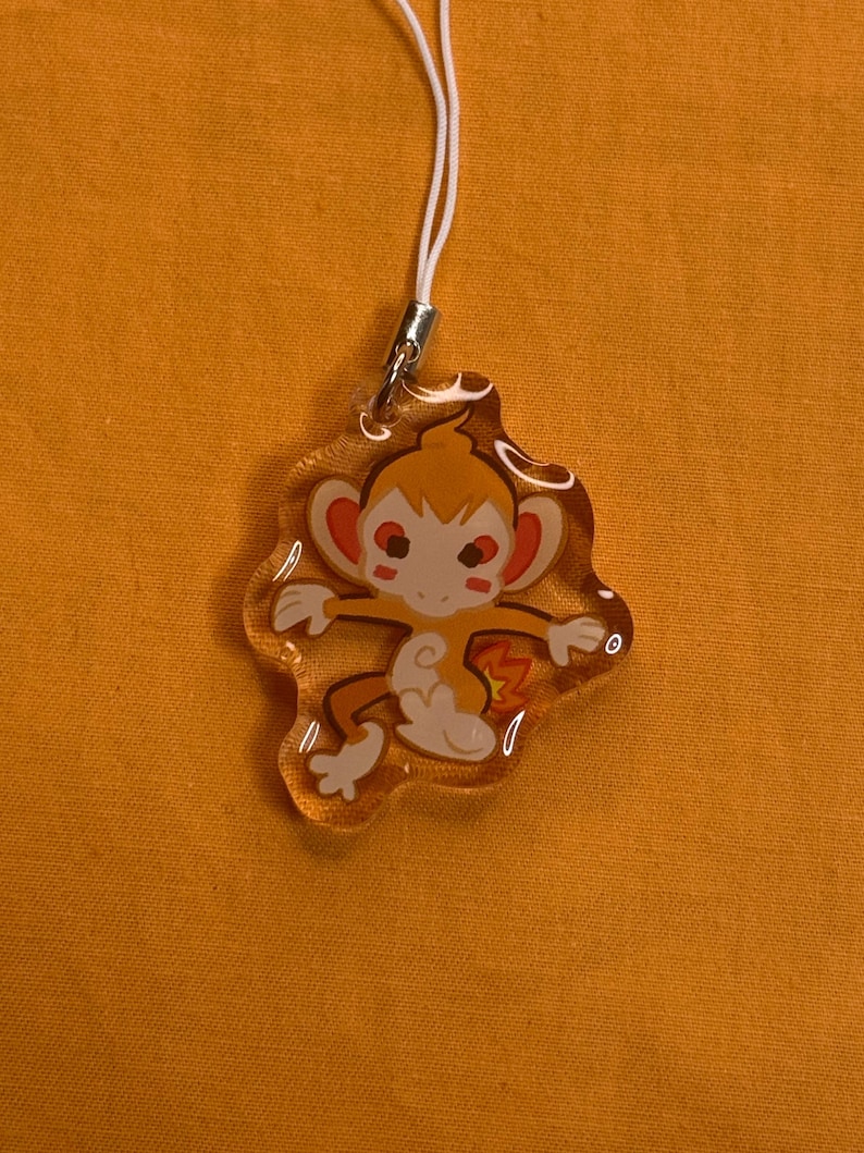 Pokémon Acrylic Charm - 1.5" Double Sided Epoxy - Fire Type Starters - Etsy