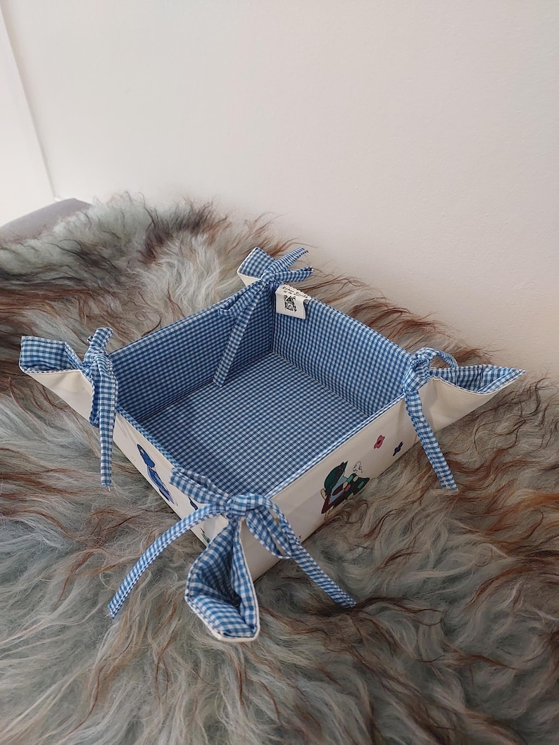 French Style Fabric Bread Basket Never Used/new Vintage 1990's - Etsy ...
