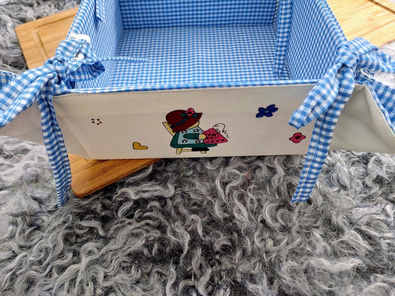 French Style Fabric Bread Basket Never Used/new Vintage 1990's - Etsy ...