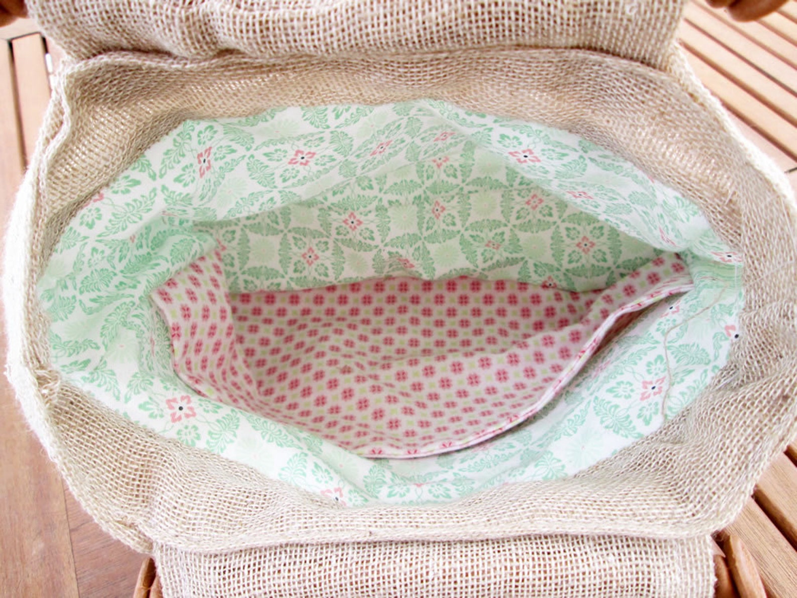 Burlap Bag PDF Pattern Digital Pattern PDF Sewing Pattern Handbag ...