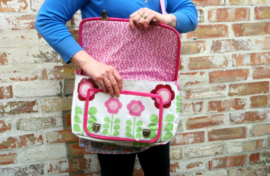Satchel Bag Pattern PDF Sewing Pattern Messenger Bag Crossbody Bag ...