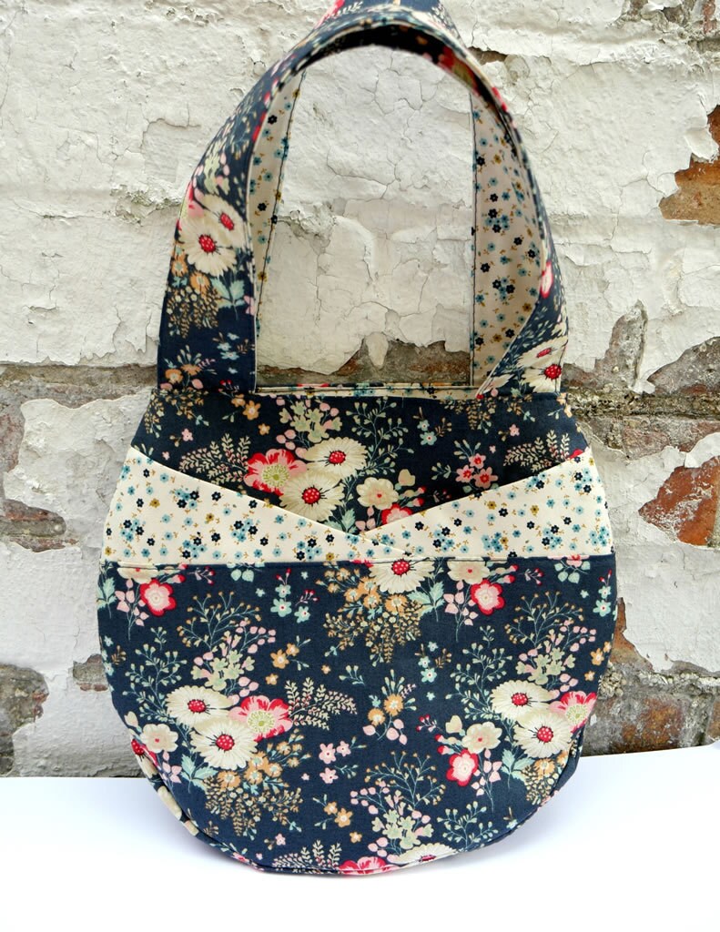 Small Round Bag PDF Pattern Digital Sewing Pattern Fat Quarter Bag ...