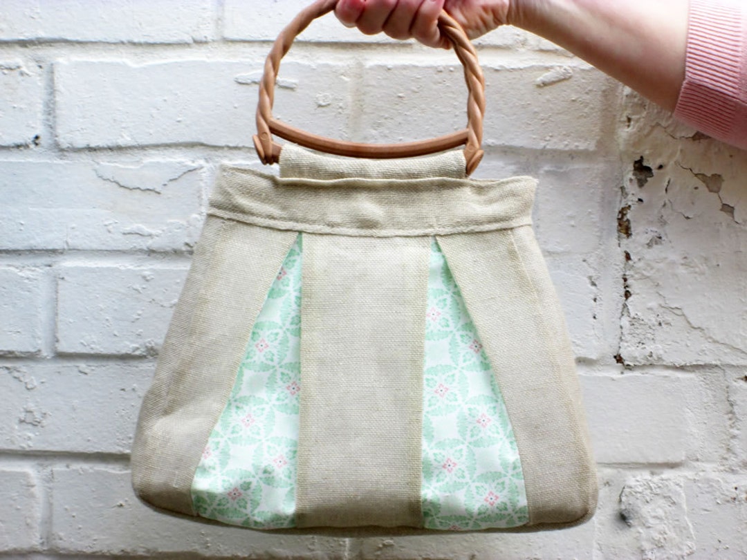 Burlap Bag PDF Pattern Digital Pattern PDF Sewing Pattern Handbag ...