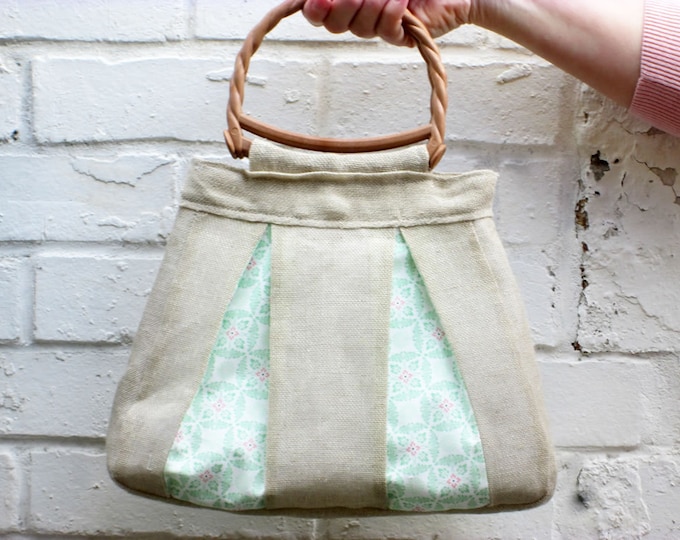 Burlap Bag PDF Pattern Digital Pattern PDF Sewing Pattern Handbag ...