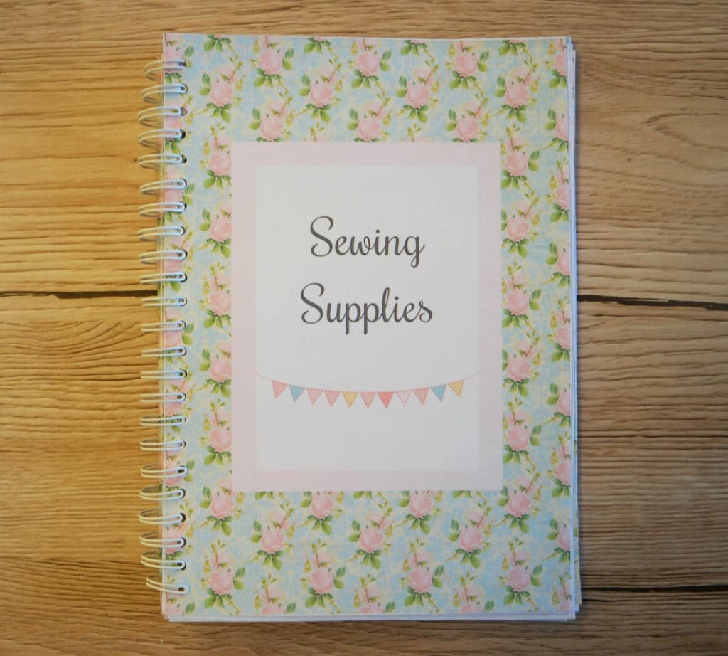 Sewing Journal, Sewing Notebook, Printable PDF, Sewing Gift, Sewing ...