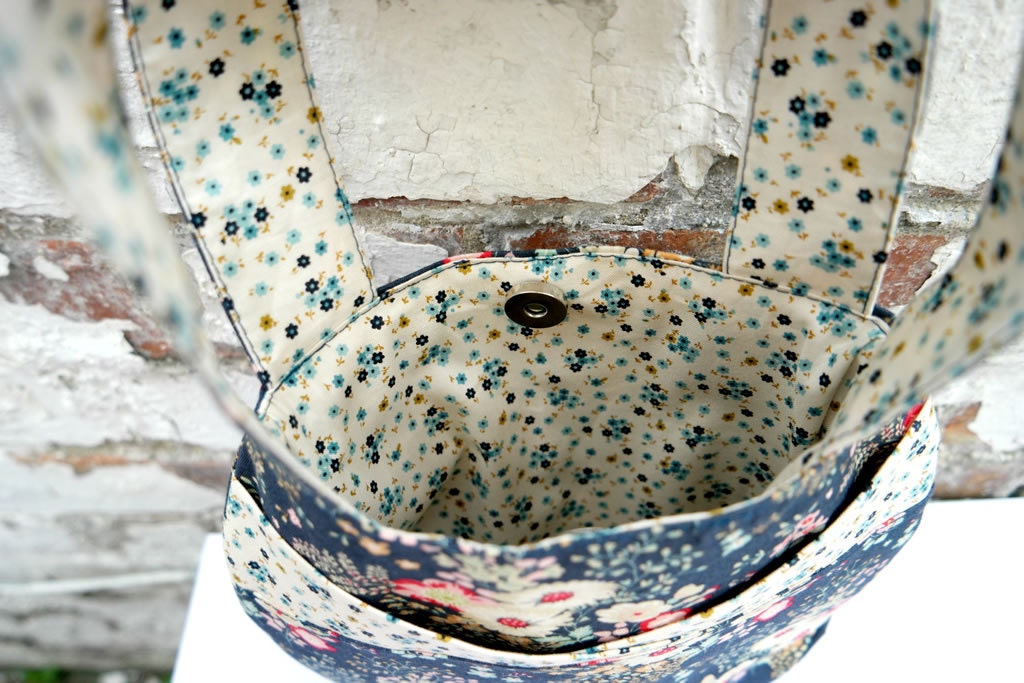 Small Round Bag PDF Pattern Digital Sewing Pattern Fat Quarter Bag ...