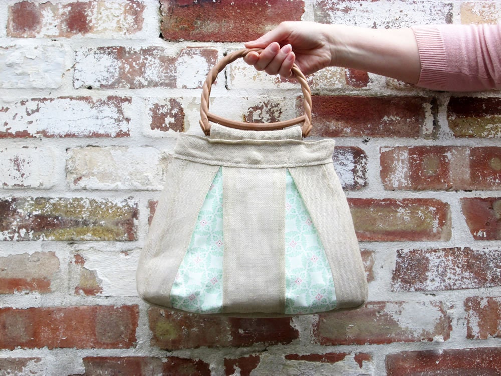 Burlap Bag PDF Pattern Digital Pattern PDF Sewing Pattern Handbag ...