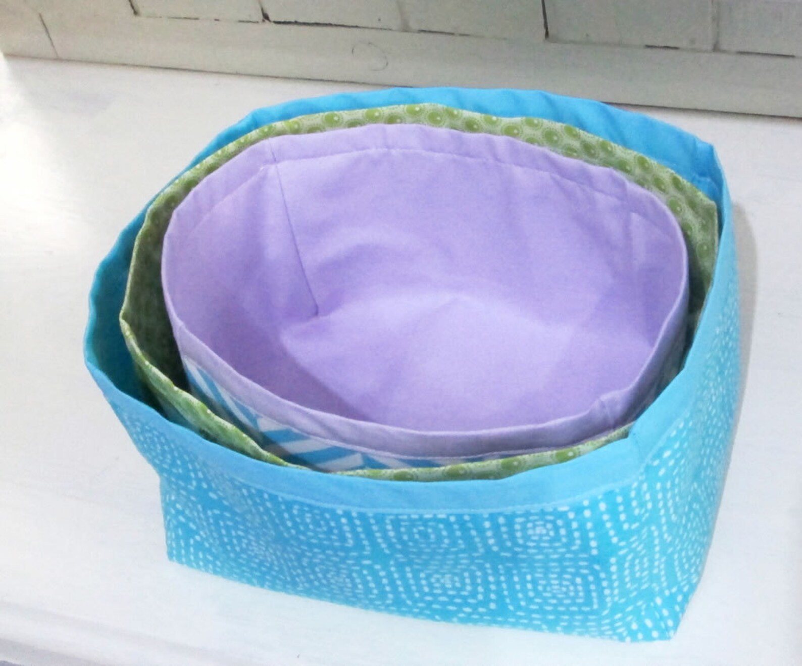 Nesting Fabric Storage Boxes PDF Pattern Digital Pattern Easy Sewing ...