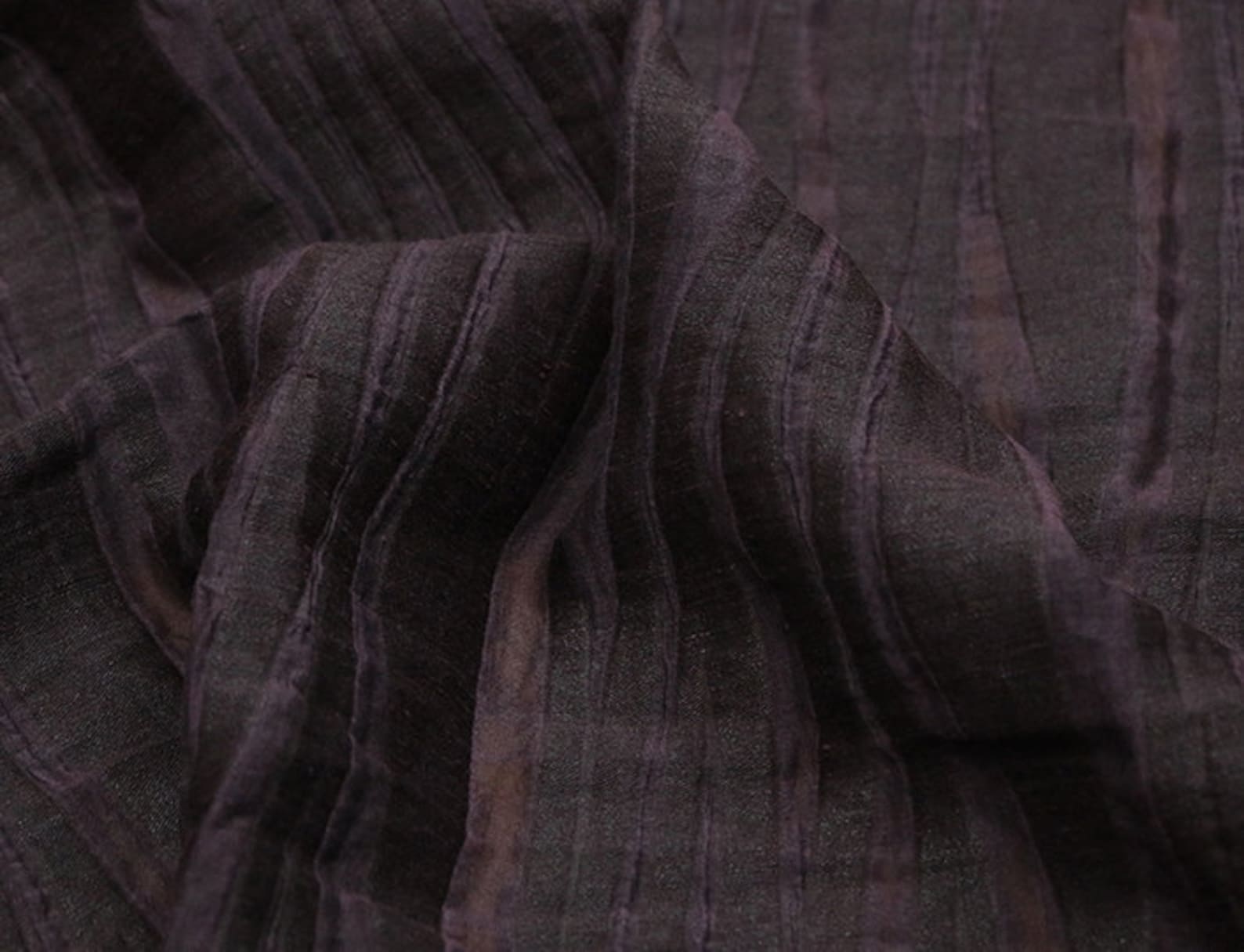MEIZI - Handmade Mud Silk Special Cut Flower Silk Linen Fabric - 140cm ...