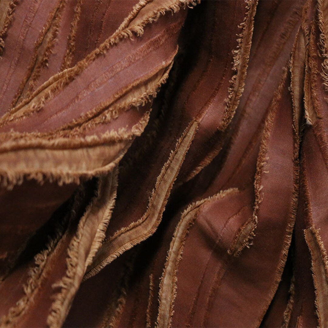 HONGLIANG - Handmade Plant Dye Hongyunsha Special Cut Flower Silk Linen ...