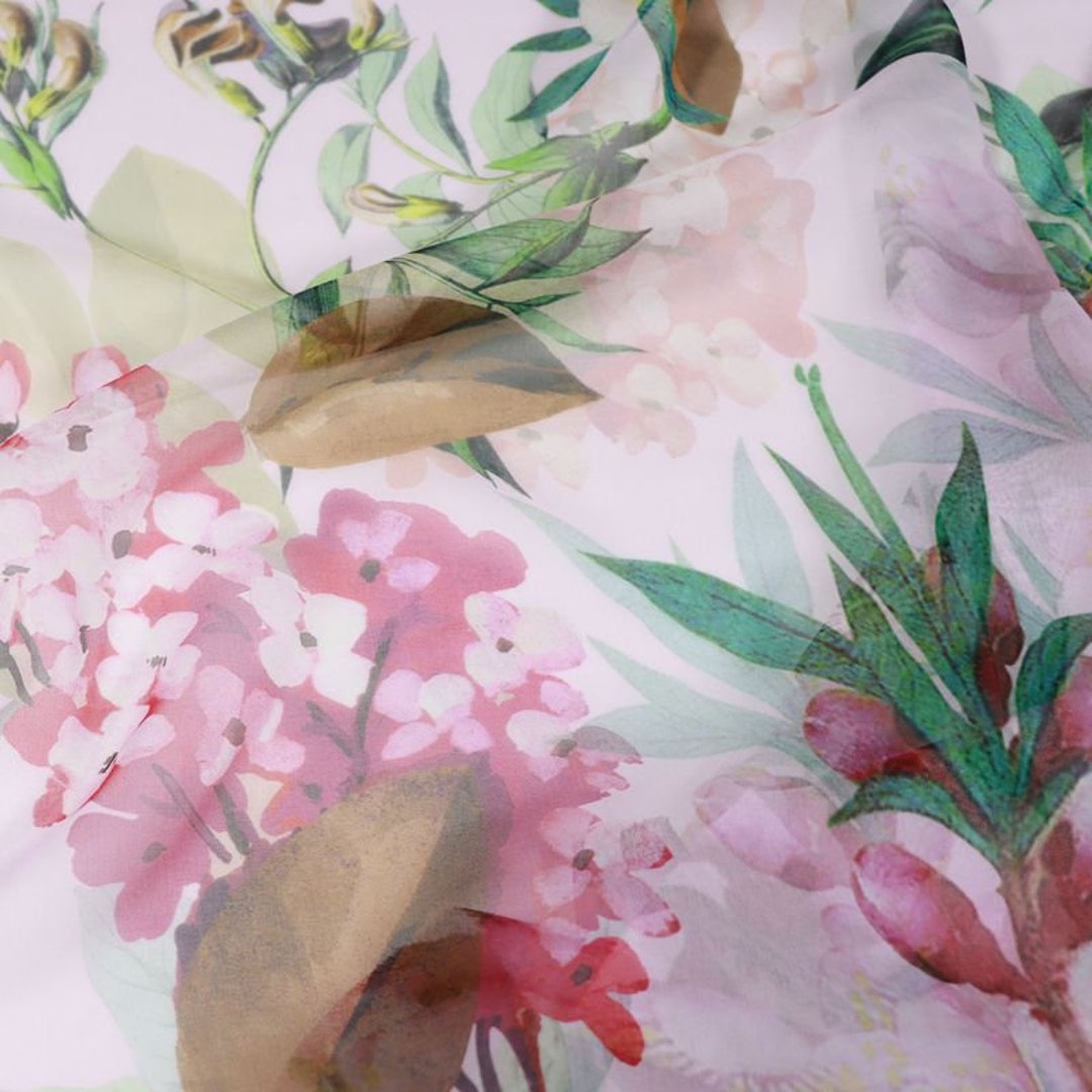 GAODING 8 Momme Silk Georgette Fabric 140cm Wide by the Yard - Etsy