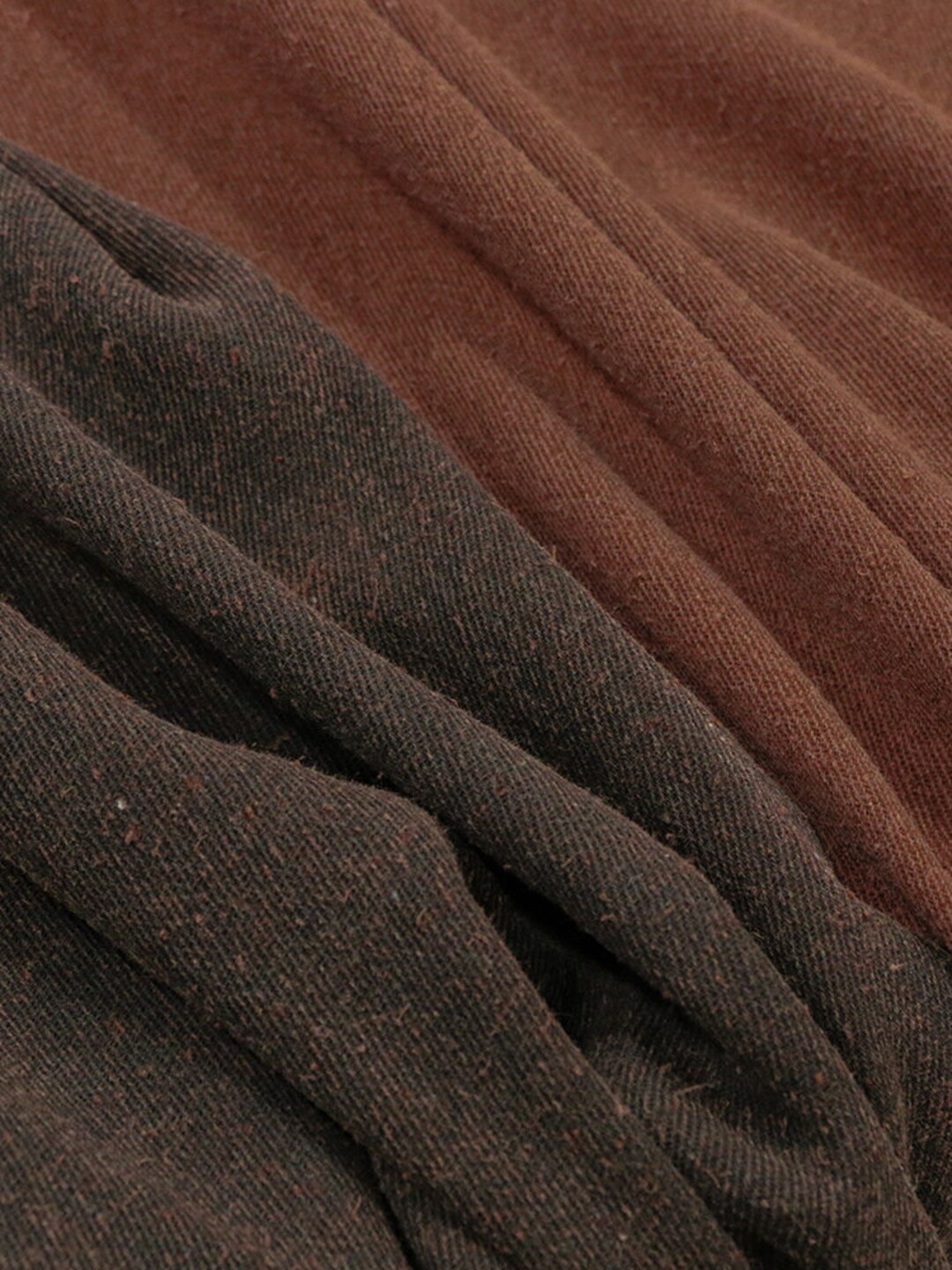 TAIDI Heavyweight Vintage Mulberry Oil Silk Coarse Cloth Tussah Silk ...