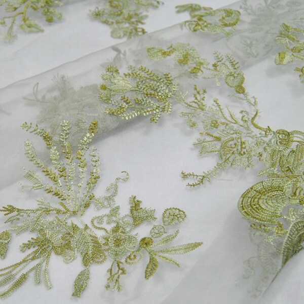 Embroidered Organza - Etsy