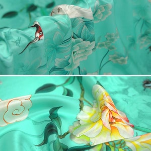 Super Luxury Double Faced Heavy Silk Satin Fabric, 45"/114cm 22mm, Silk ...