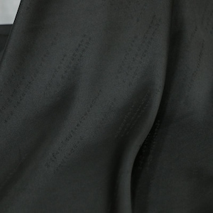 SIJING - 22 Momme Handmade Black Brown Sangbo Satin Gambiered Ganton ...