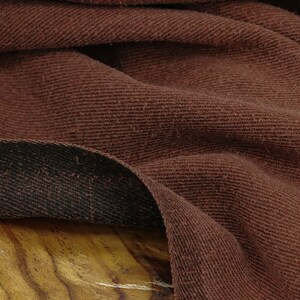 TAIDI Heavyweight Vintage Mulberry Oil Silk Coarse Cloth Tussah Silk ...