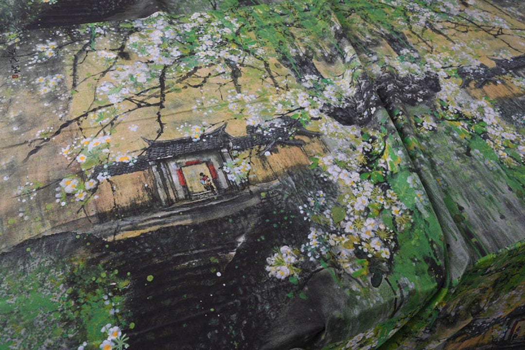 YINXIAN - 15 Momme Silk Crepe De Chine by a Fixed Size 140cm Wide X ...