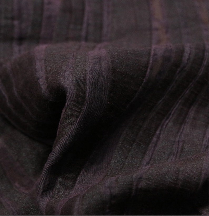 MEIZI - Handmade Mud Silk Special Cut Flower Silk Linen Fabric - 140cm ...