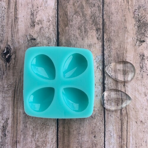 Diamond/teardrop Shape Silicone Mold Cabochon Silicone Mould - Etsy