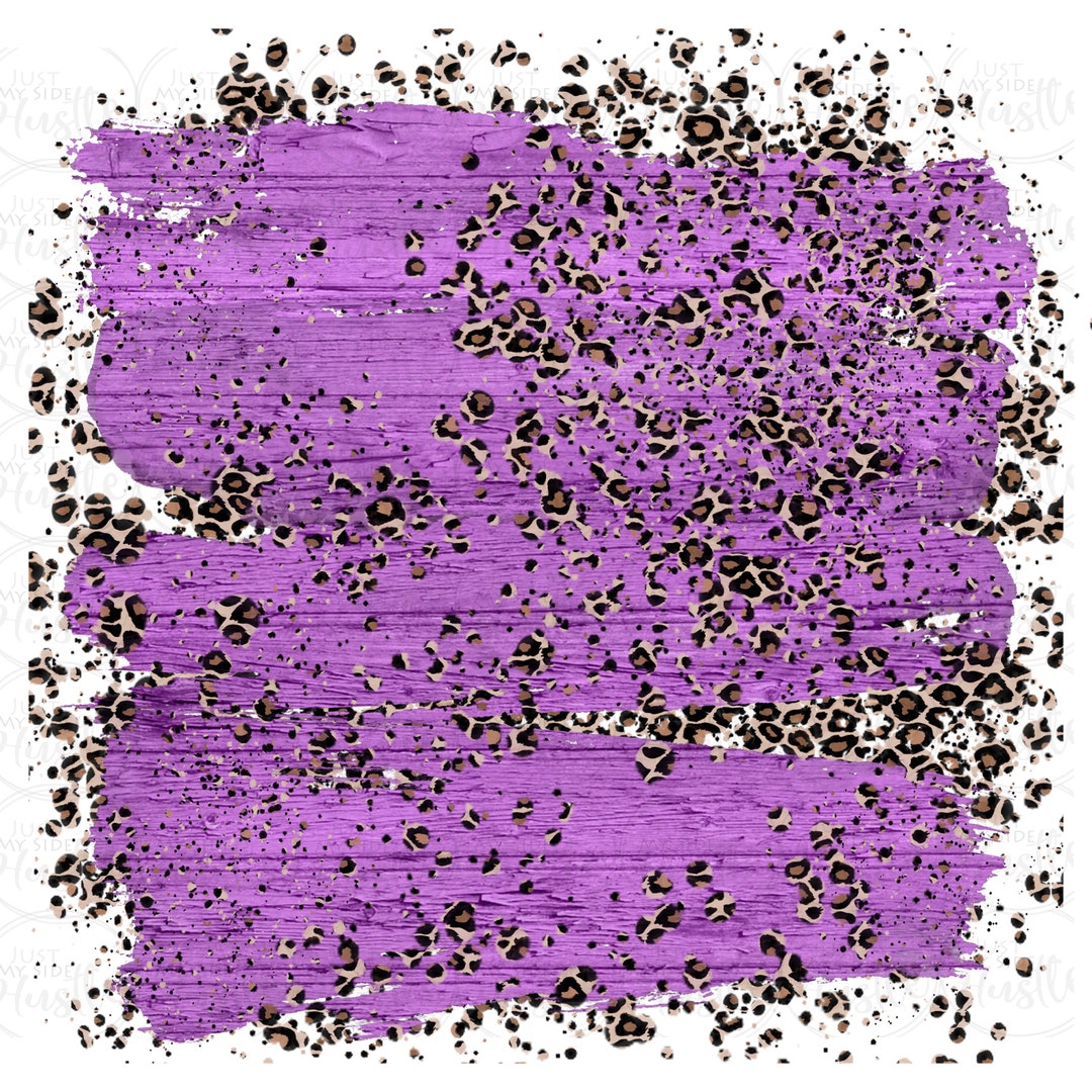 Distressed Purple Leopard and Wood Sublimation Designs Shabby Purple ...