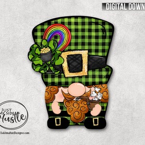 Pot of Gold Leprechaun Gnome Png Sublimation Designs Digital Download ...