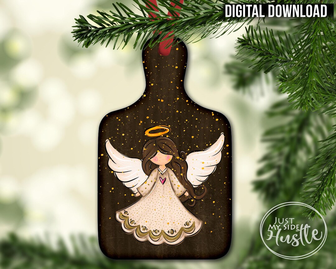 Christmas Angel Cutting Board Png Write Your Own Message Board ...