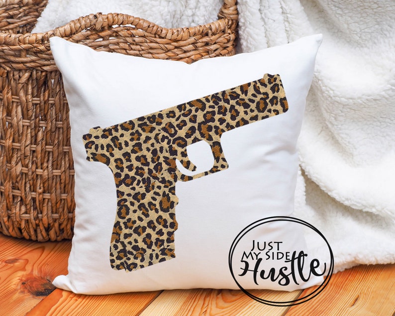 Leopard Pistol PNG Sublimation Designs Womens Pro Gun | Etsy