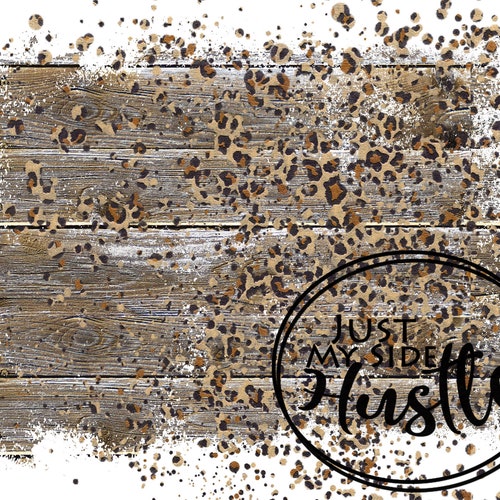 Cowhide Wood Shabby Rustic Splatter Distressed Sublimation - Etsy