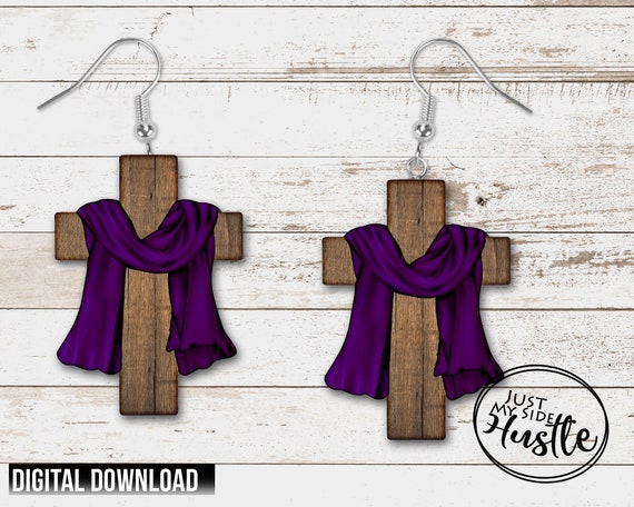 Purple Cloth Cross