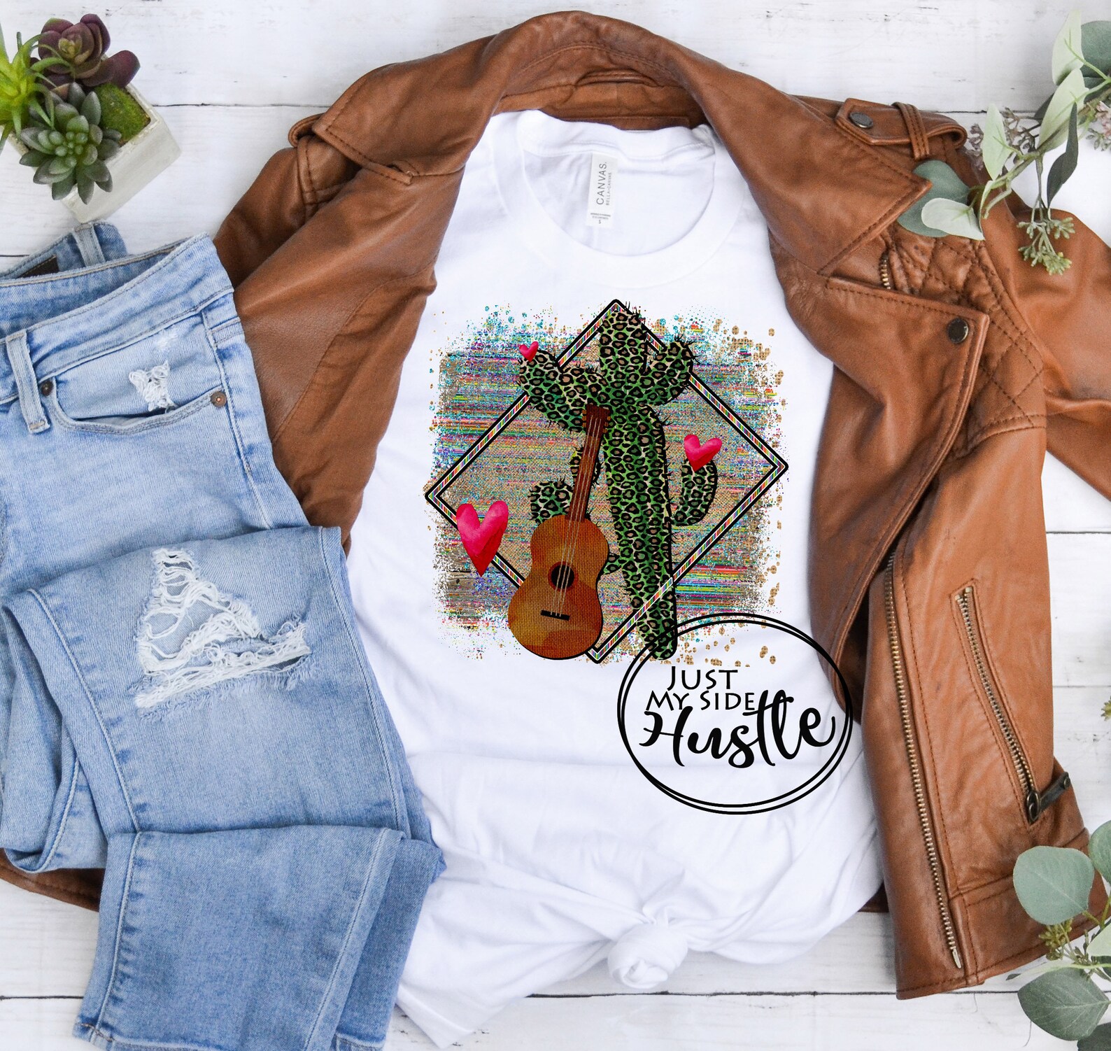 Serape Cactus Sublimation Designs Leopard Cactus Png - Etsy