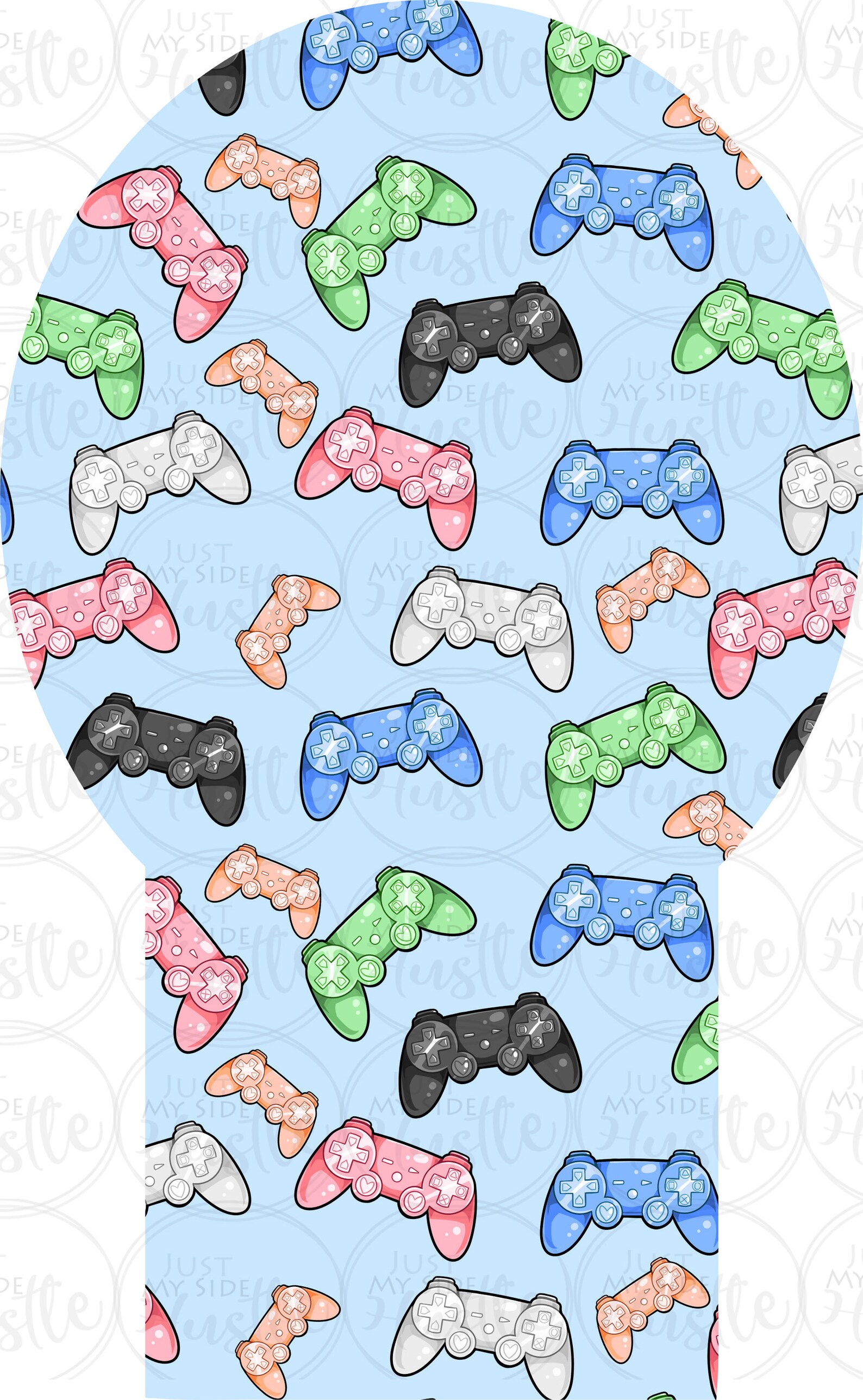Boy Game Stand Png Blue Game Controller Sublimation Designs | Etsy