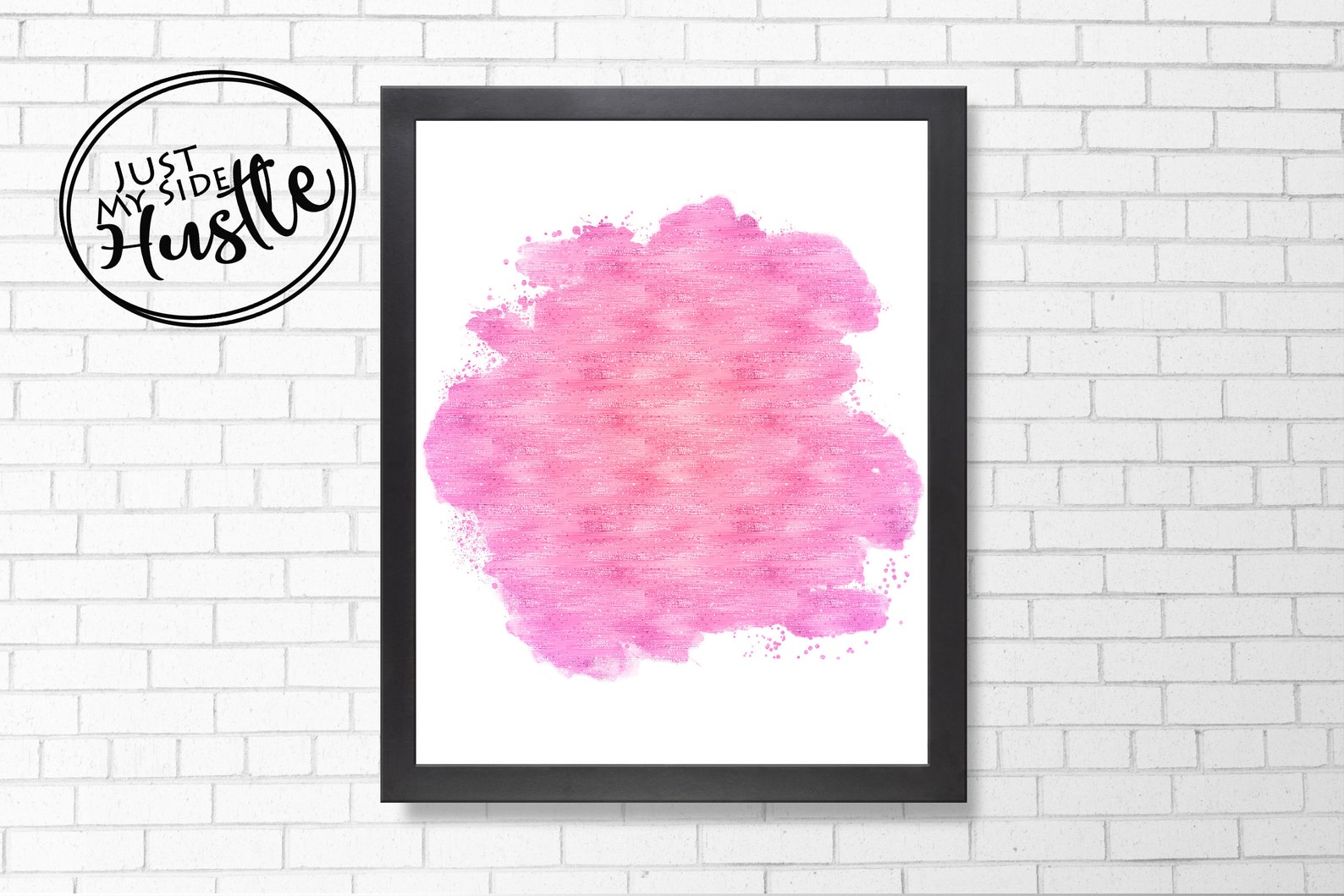 Pink Watercolor Sublimation Designs Background Splash - Etsy