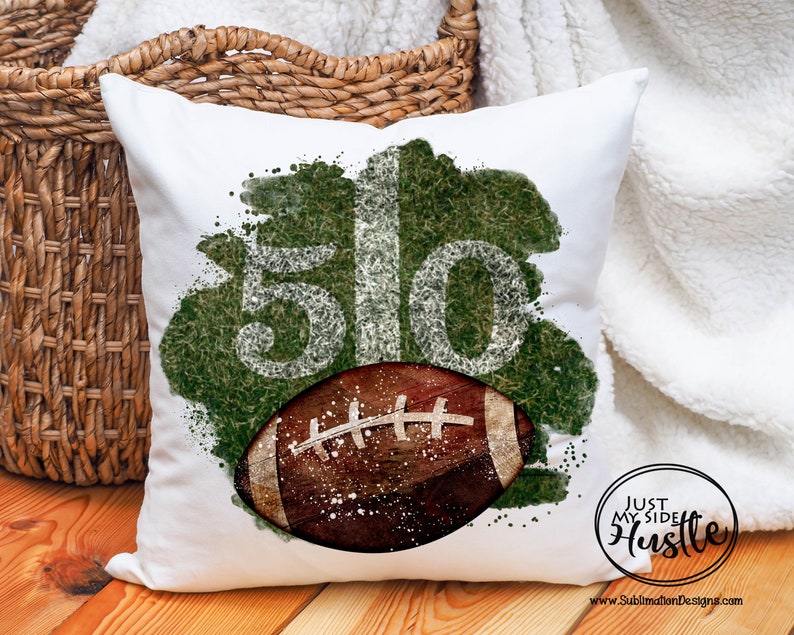 Football Field With Football Png Distressed Football - Etsy