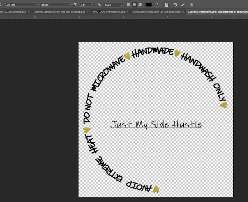 Tumbler Care Instructions PNG for Bottom Tumbler Bottom - Etsy