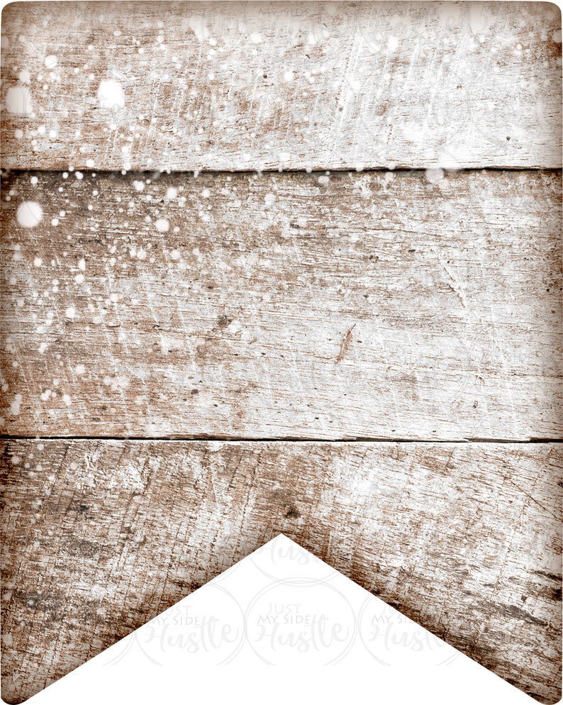 Rustic Wood Pendant Banner Png Template Add your own text | Etsy