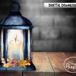 Farmhouse Country Candle Lantern Png Lantern Shape Sublimation Designs ...