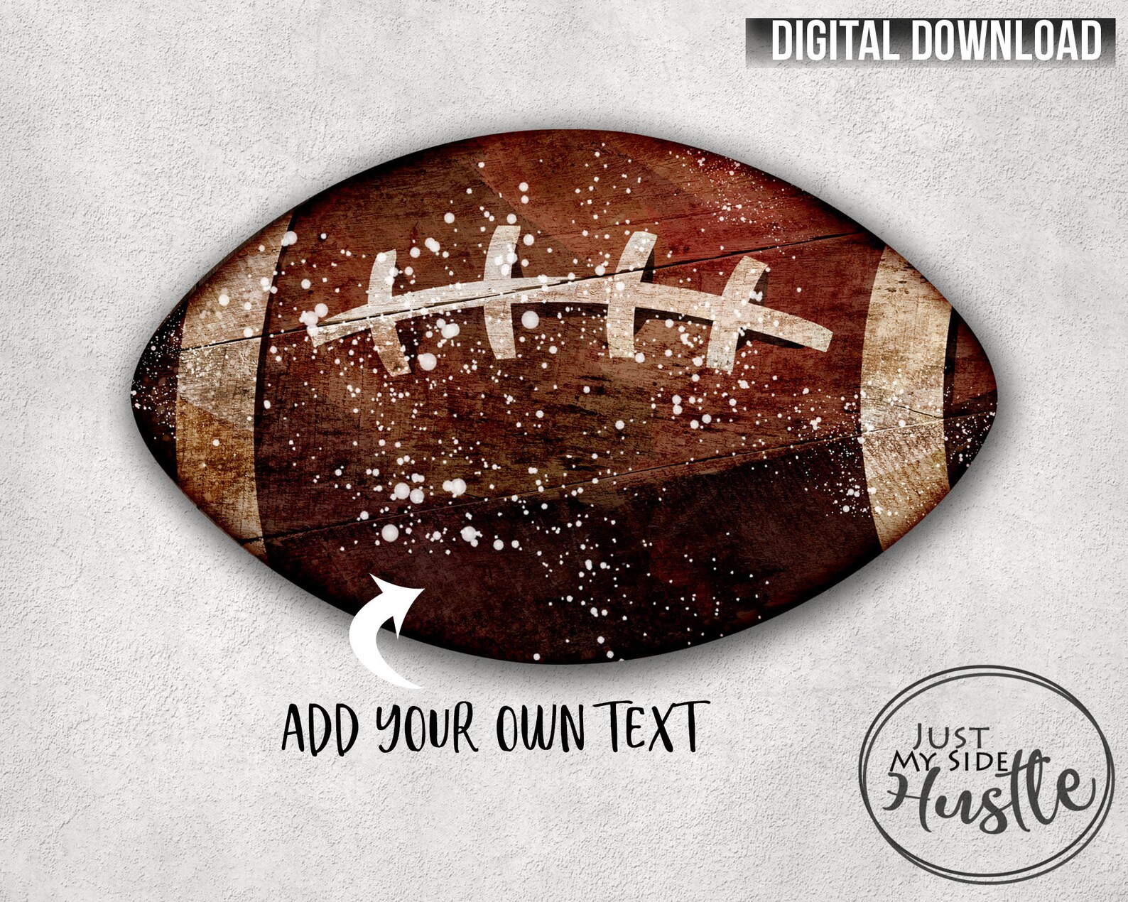 Distressed Wood Football Png Sublimation Designs - Etsy
