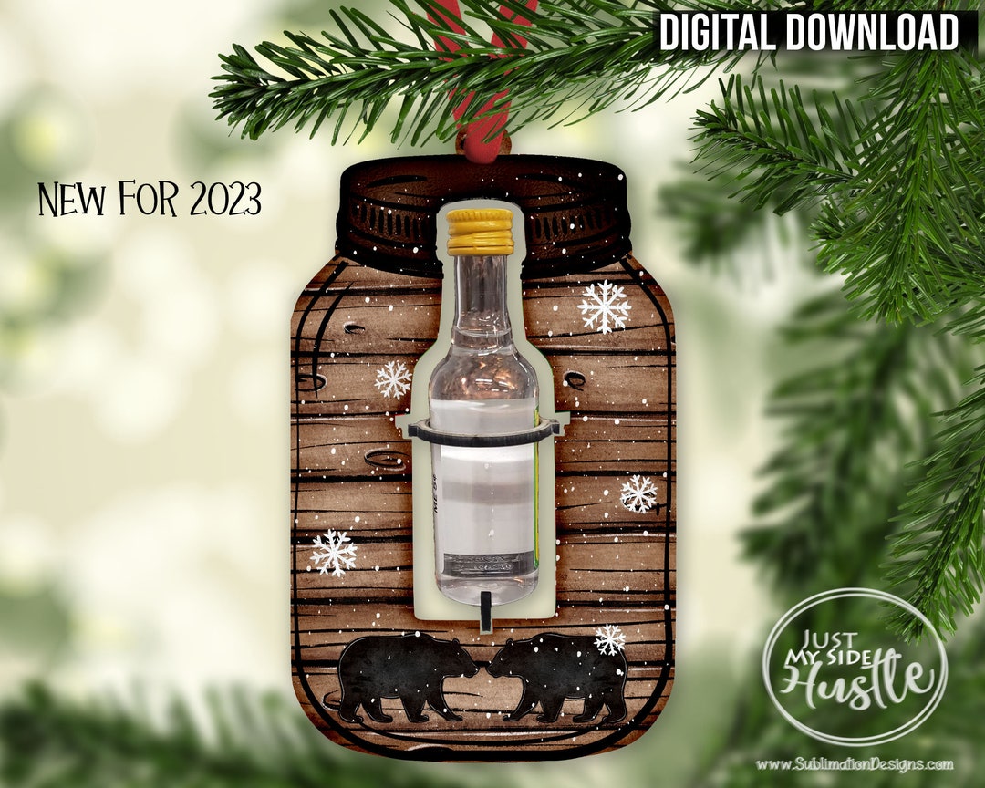 Booze Cut Out Mason Jar Sublimation Designs Png -wood and Bears Mason ...