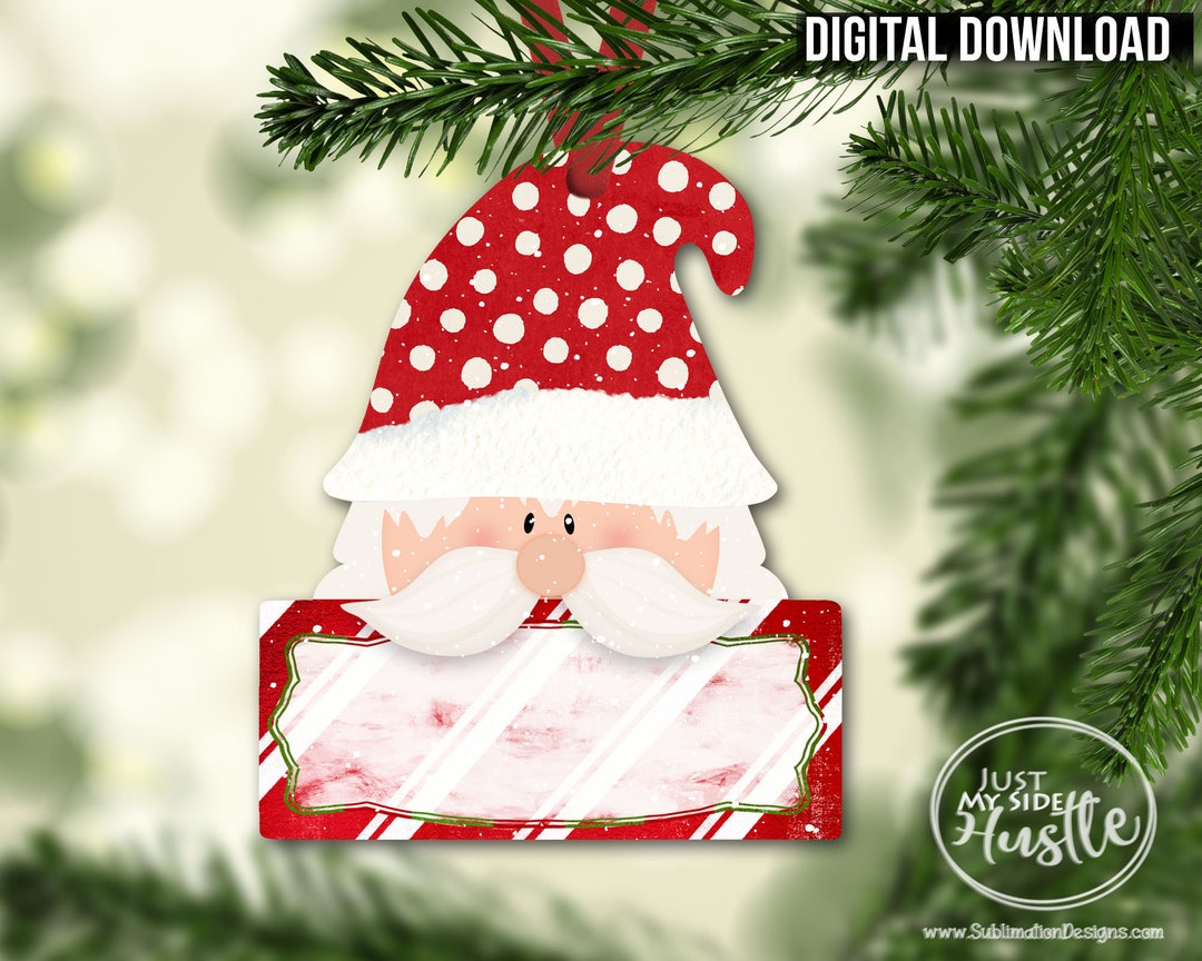 Holiday Gnome Sign Png - Gnome Template Sublimation Designs- Leopard ...