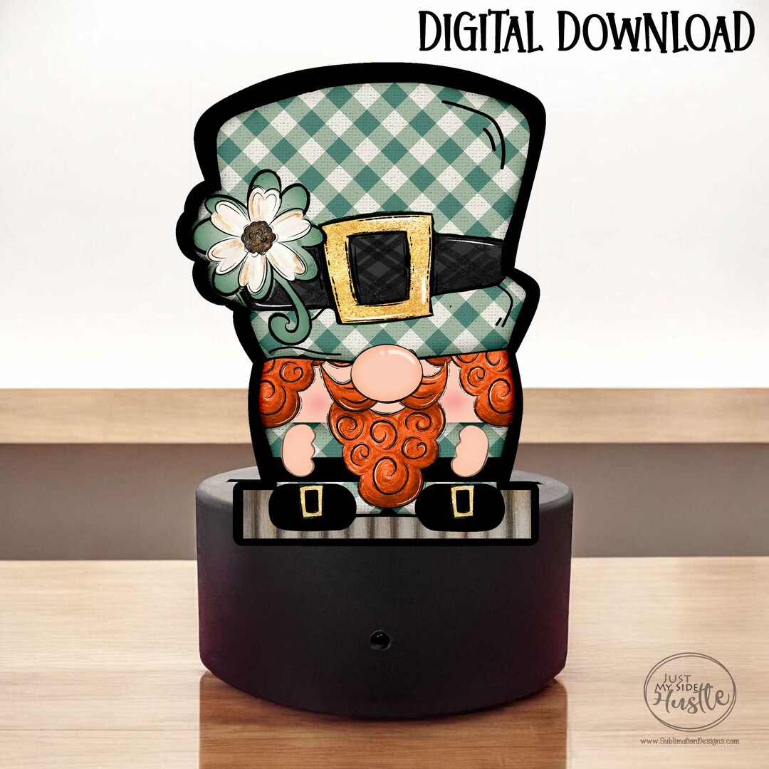 Leprechaun Gnome Png Sublimation Designs Digital Download for Light ...