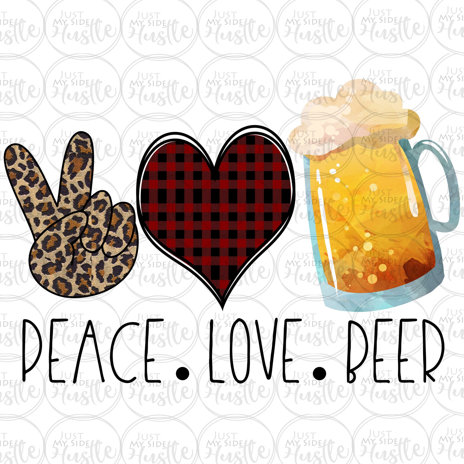 Peace Love Beer Png Beer Lover Sublimation Designs Beer - Etsy