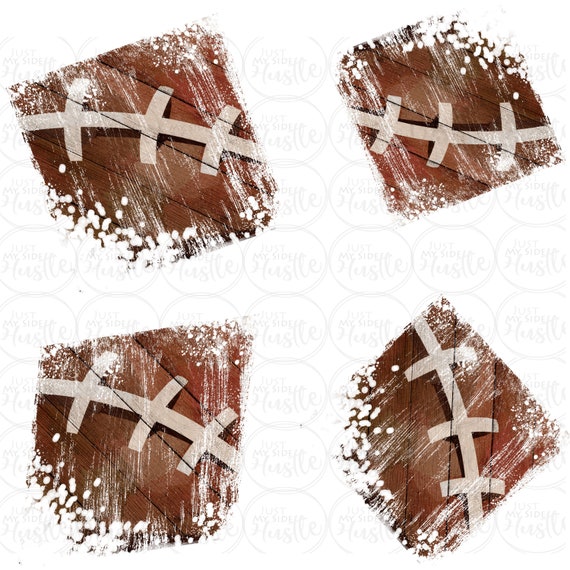 Football Patches Png Distressed Football Sublimation Designs - Etsy