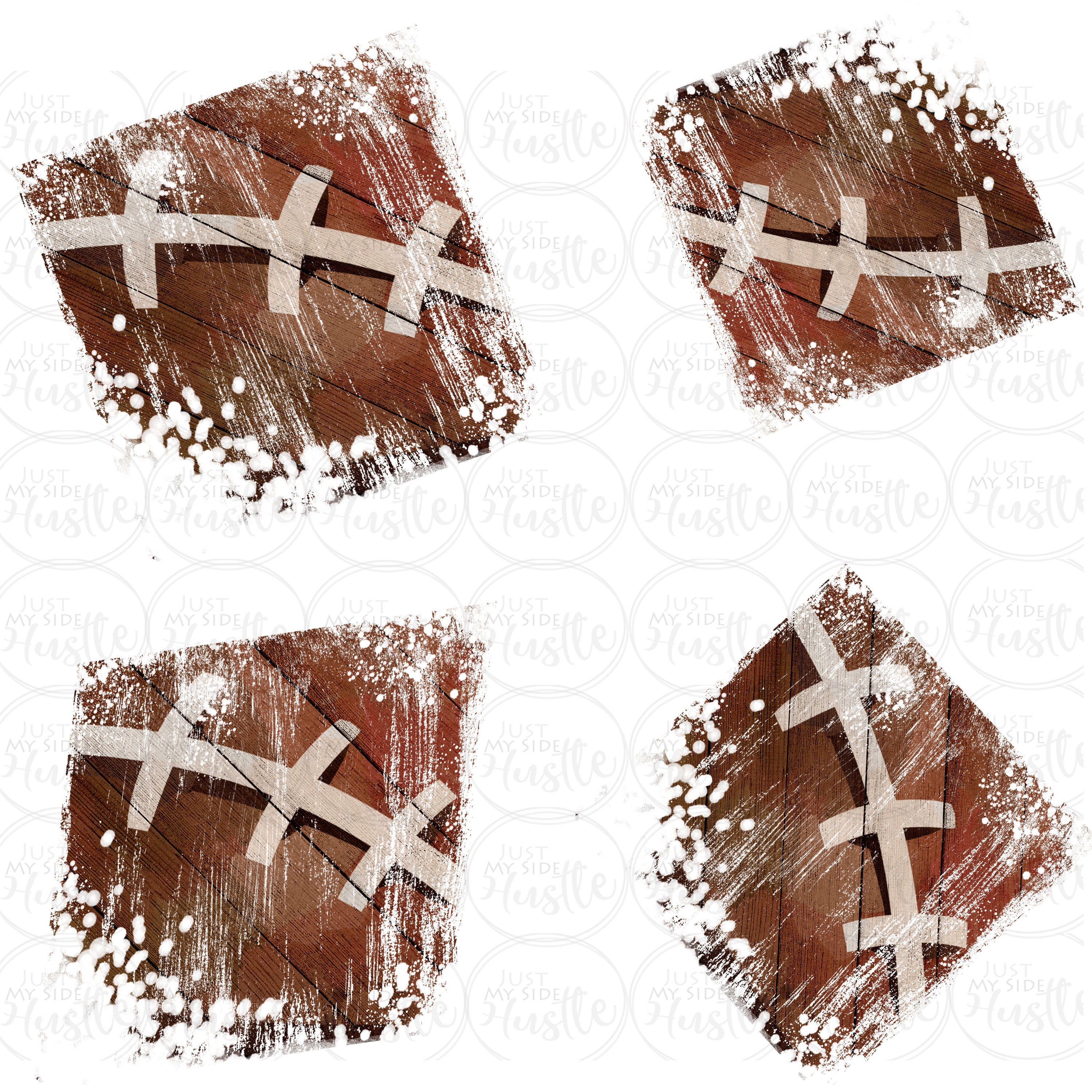 Football Patches Png Distressed Football Sublimation Designs | Etsy