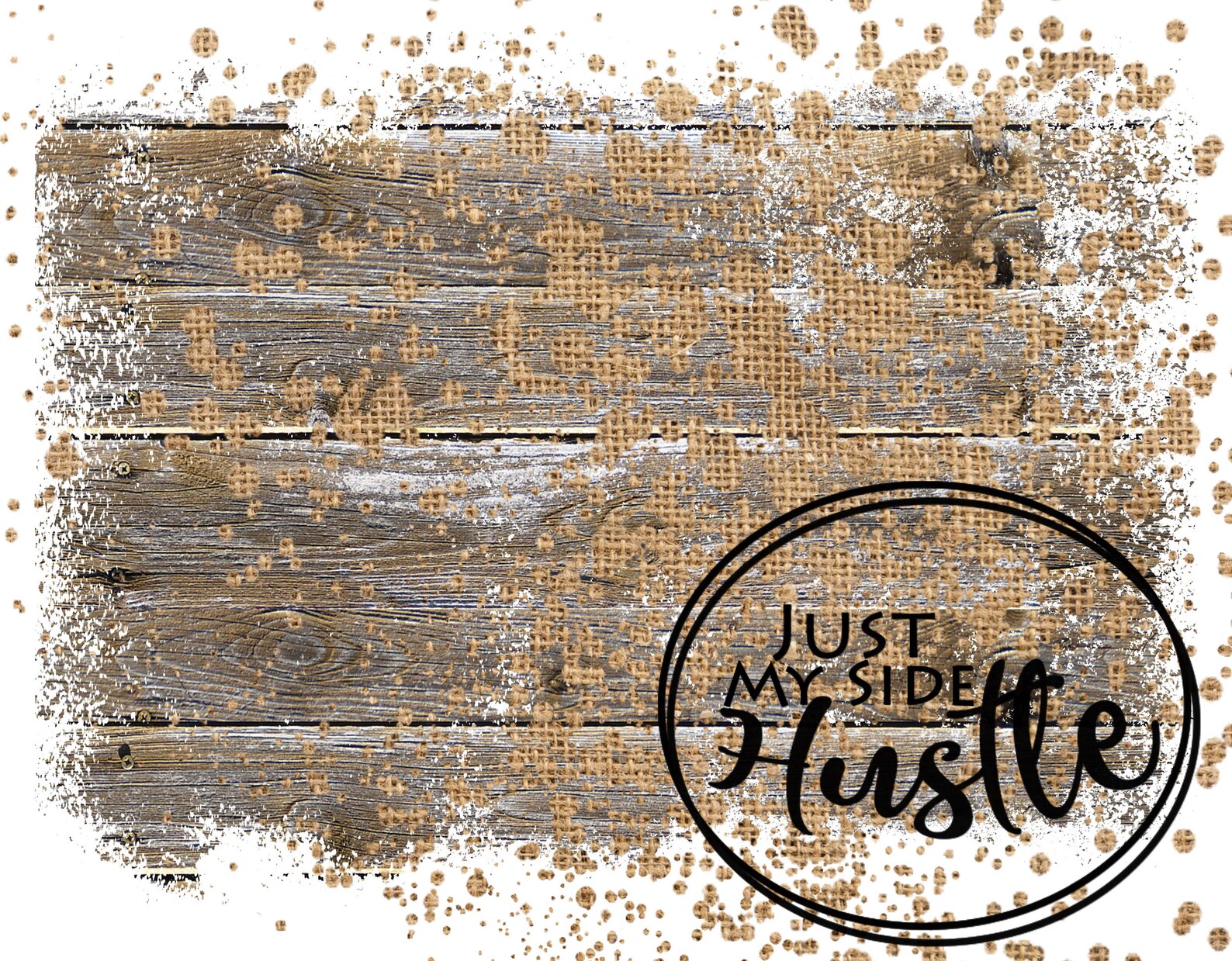Shabby Rustic Wood Splatter Distressed Burlap Sublimation - Etsy