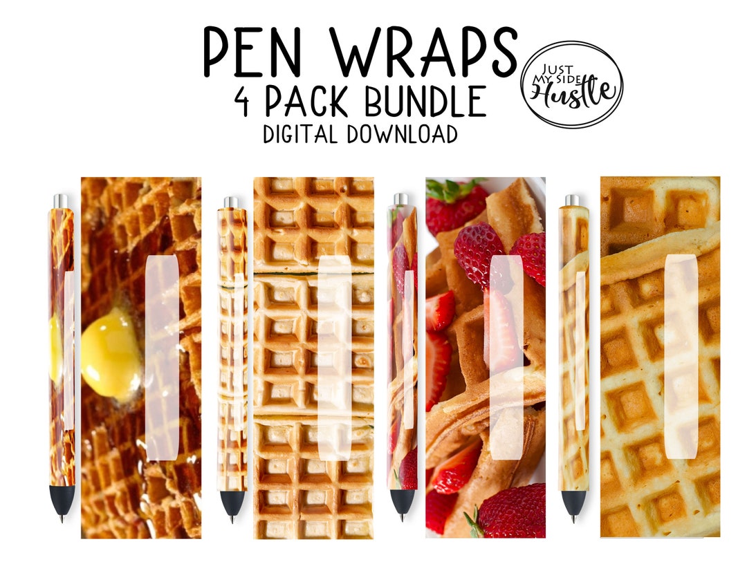 Waffle Pen Wrap Waterslide Png Digital Download Yummy Breakfast ...