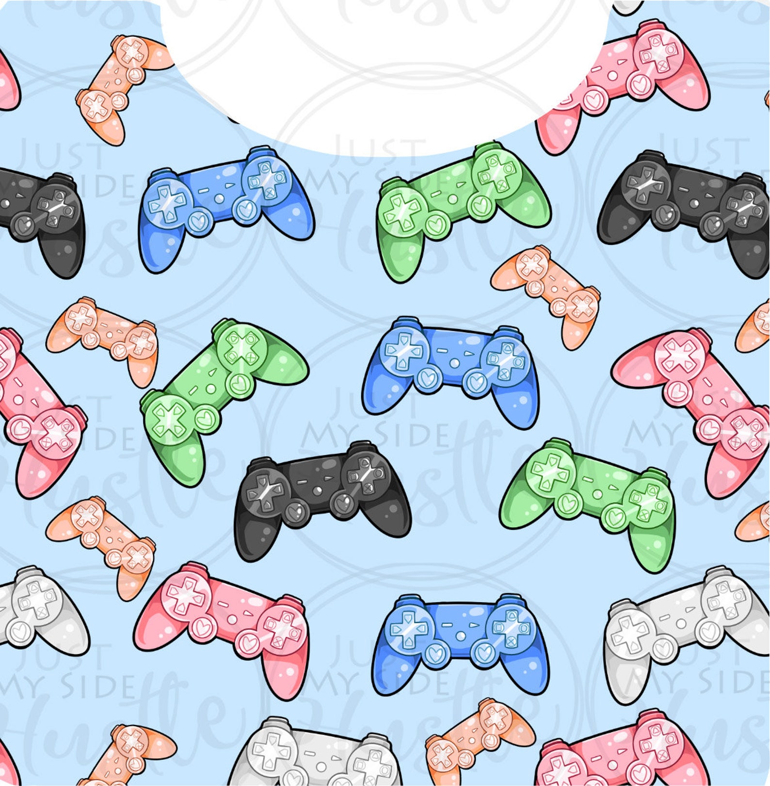 Boy Game Stand Png Blue Game Controller Sublimation Designs | Etsy