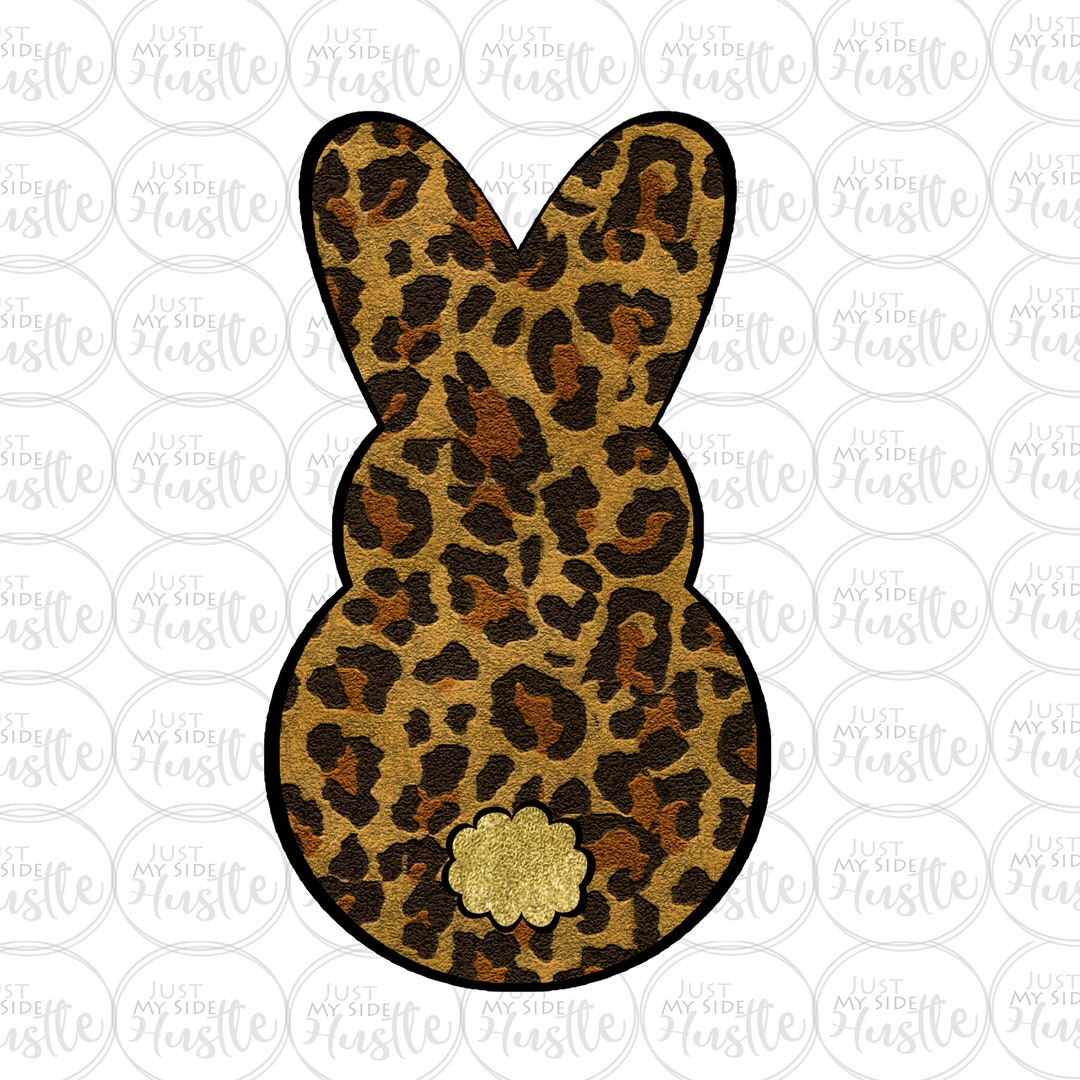 Leopard Peep Png Easter Bunny Sublimation Designs Cute Easter Clipart Spring Digital Download ...