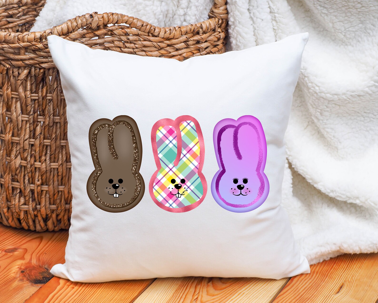 Peep Bunny Template Png - Easter Bunny 3 Bundle Sublimation Designs ...
