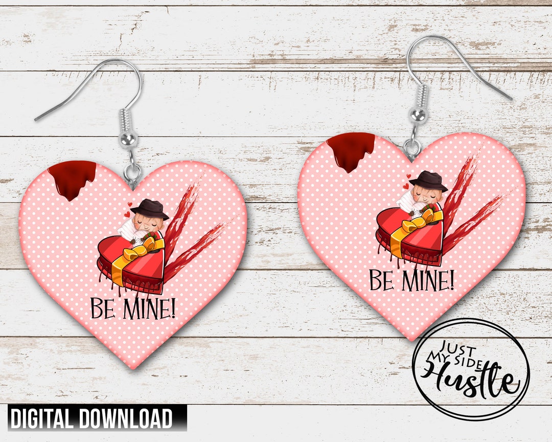Be Mine Horror Heart Png Sublimation Designs horror Valentines Day ...