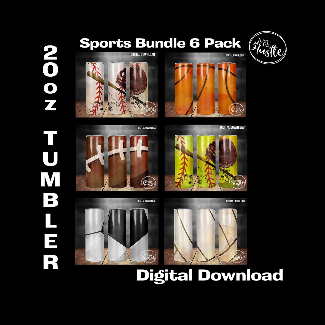 Baseball Softball Volleyball Football Basketball and Soccer 20 Oz ...